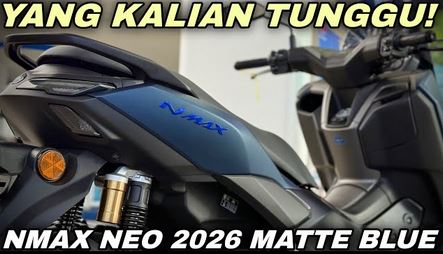 Yamaha NMAX Neo 2026 Matte Blue Resmi Dirilis, Ini Detail Lengkap dan ...